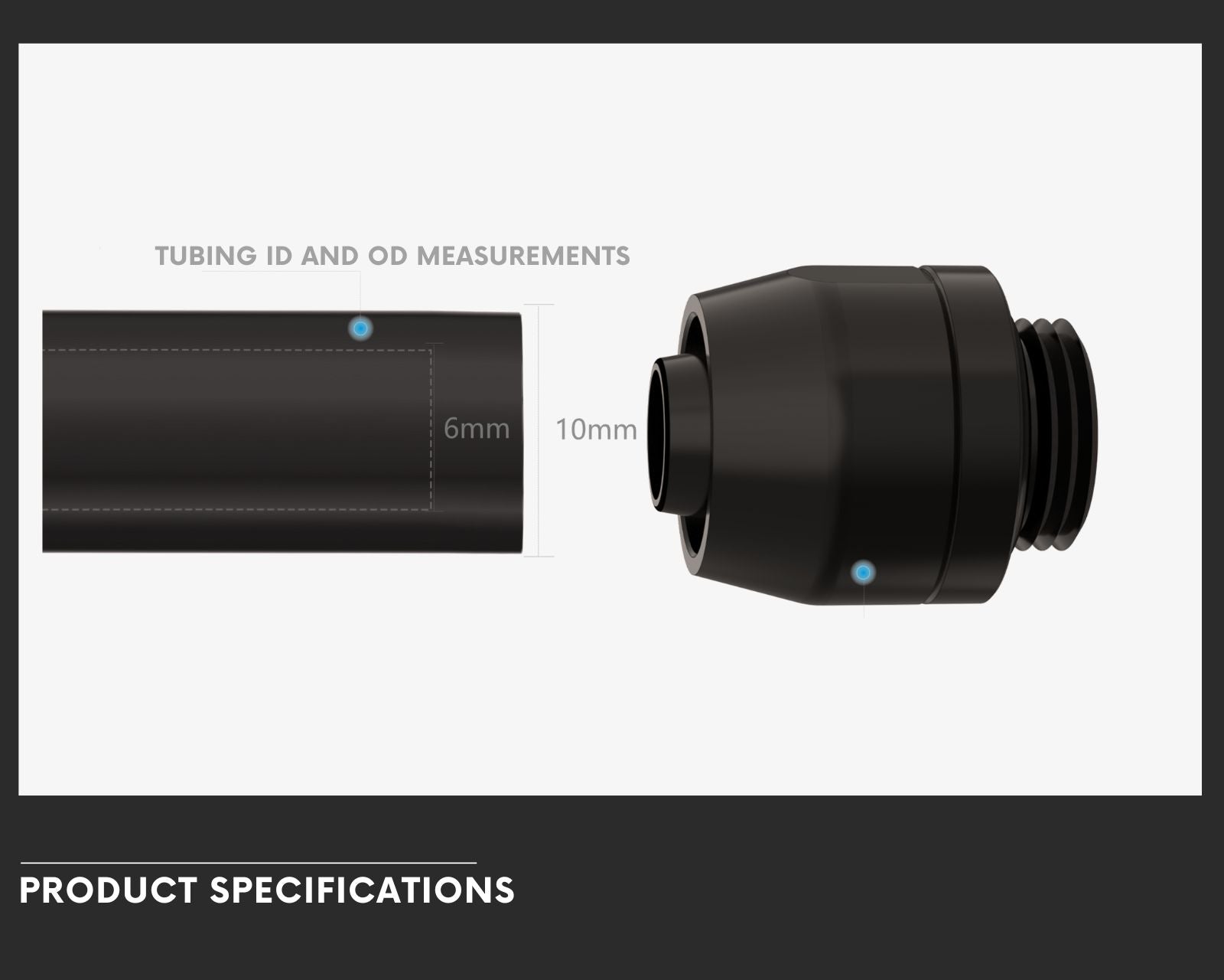 Bykski 6mm x 10mm Flexible TPV (EPDM) Tubing - Black - 3 Meters – PrimoChill - KEEPING IT COOL